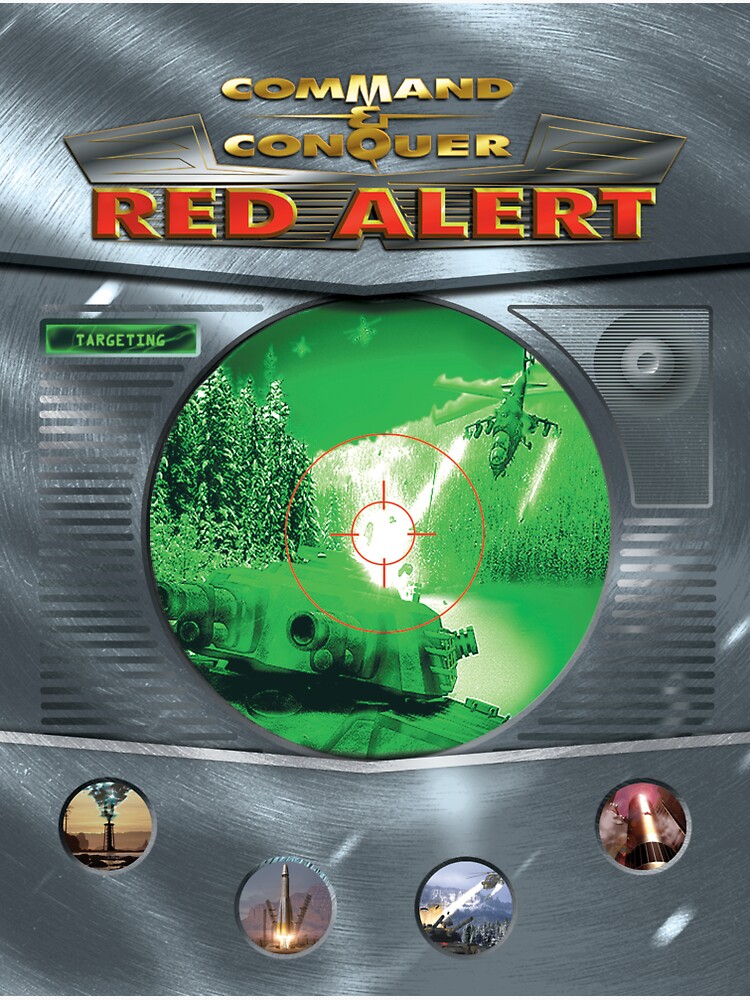 "Red Alert Poster" Sticker by Hughbris | Redbubble