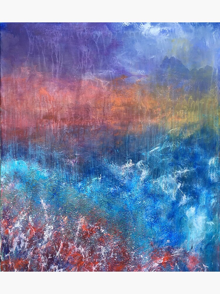 "Ocean Rain" Poster by chikasart | Redbubble