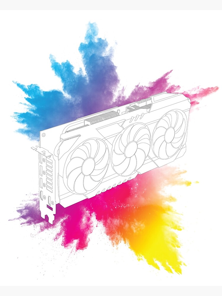 "RTX 3080 Graphics Card Shirt" Poster for Sale by designermiket | Redbubble