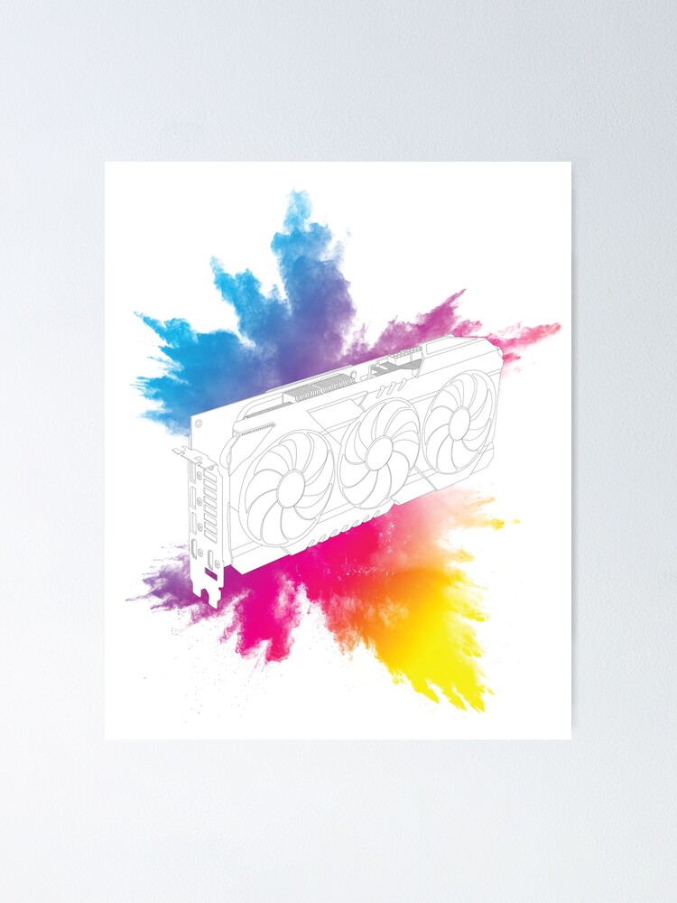"RTX 3080 Graphics Card Shirt" Poster for Sale by designermiket | Redbubble