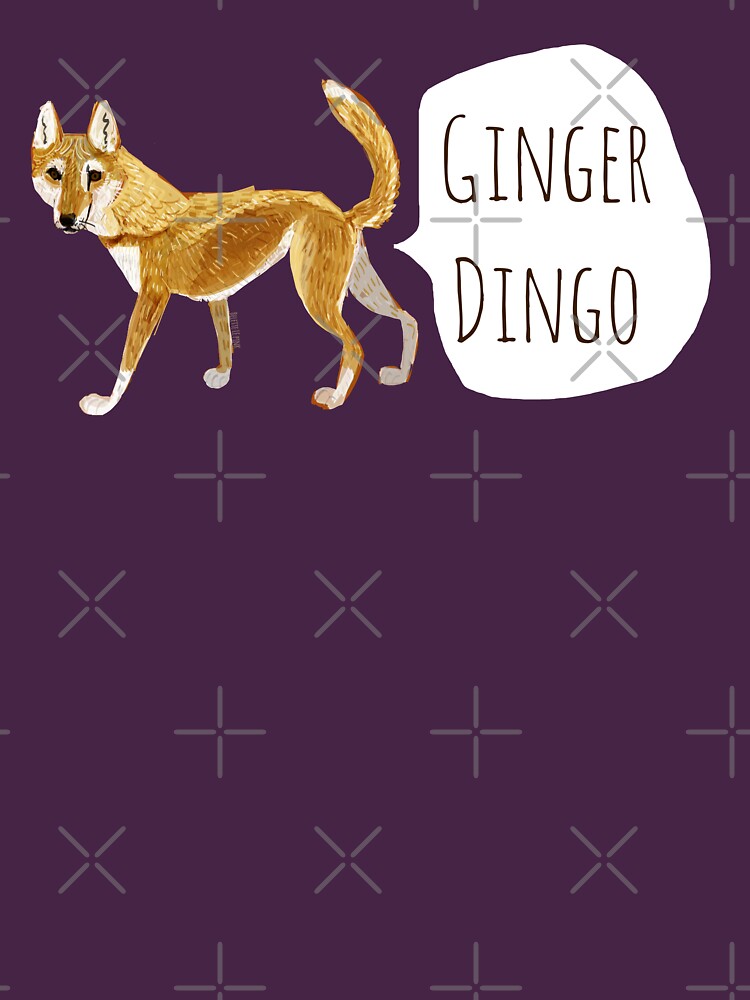 "Pattern Ginger Dingo" T-shirt for Sale by belettelepink | Redbubble ...