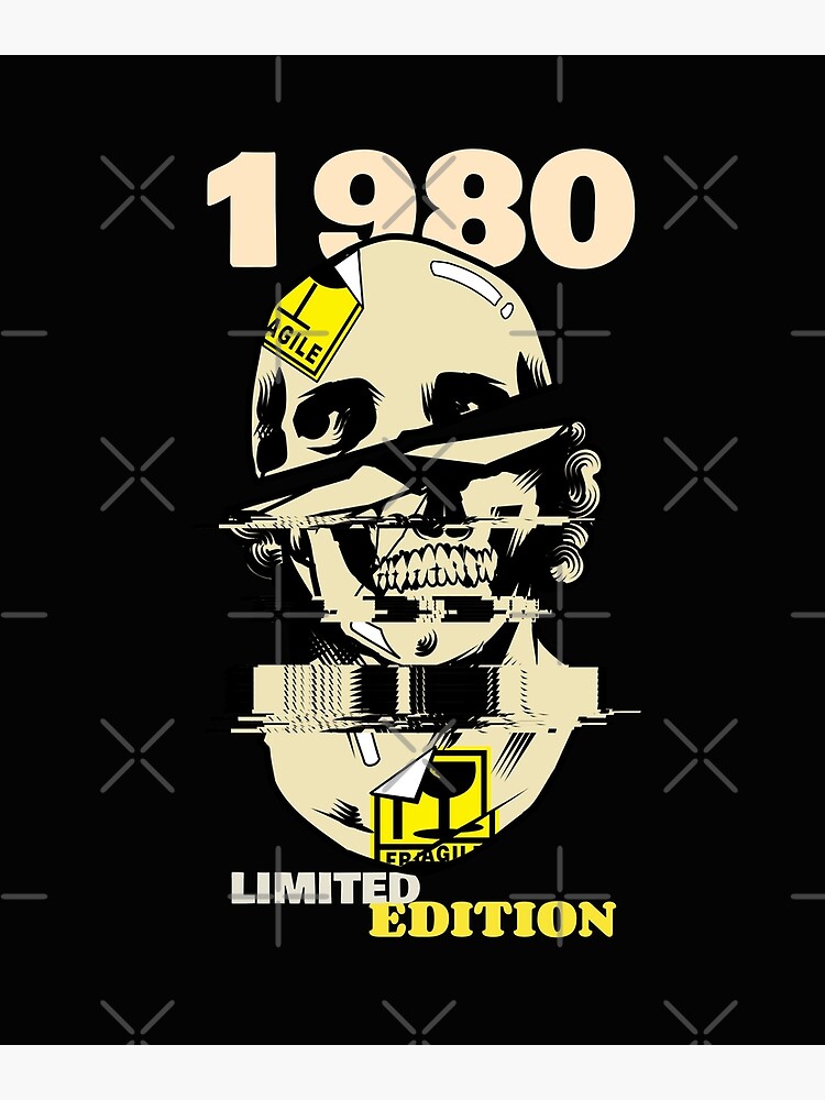 "1980 Limited Edition" Poster for Sale by DSRTSHIRTS | Redbubble