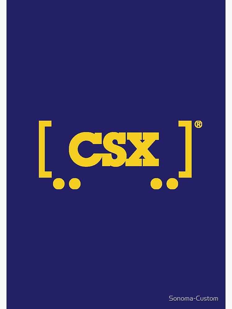 "CSX Transportation YN3 Boxcar Logo" Journal for Sale by Sonoma-Custom ...