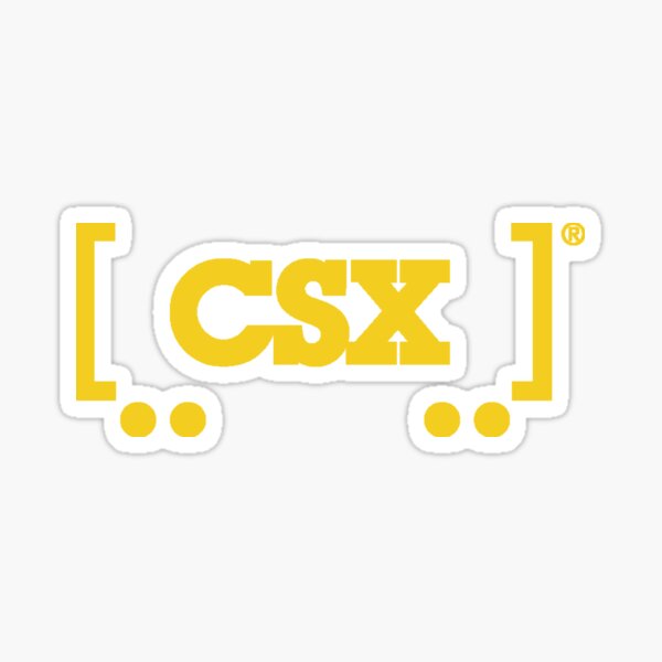 "CSX Transportation YN3 Boxcar Logo" Sticker for Sale by Sonoma-Custom ...