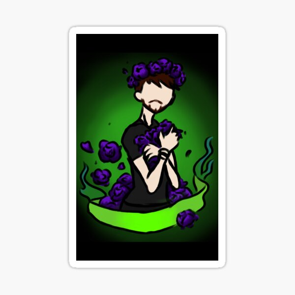 "Flower Sean" Sticker by KeeKa-FeeFa | Redbubble