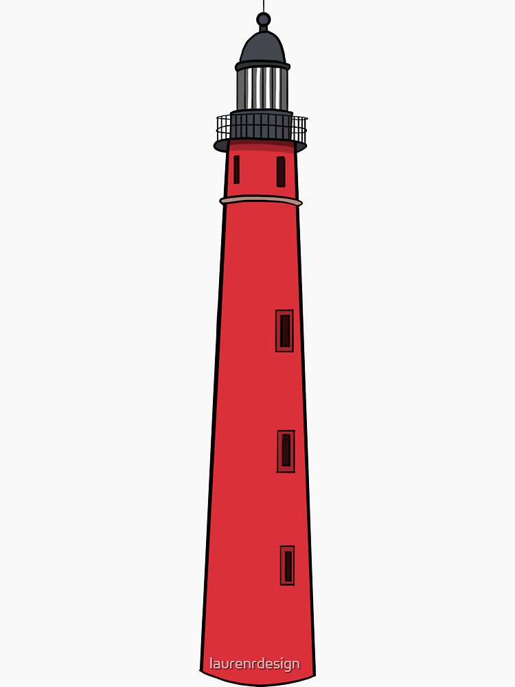 "Ponce de Leon Inlet Lighthouse" Sticker for Sale by laurenrdesign ...
