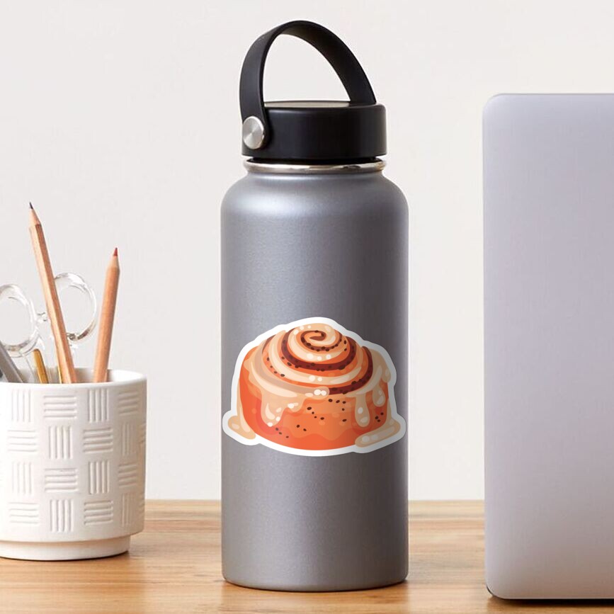 "Cinnamon Roll" Sticker by StickyFun | Redbubble