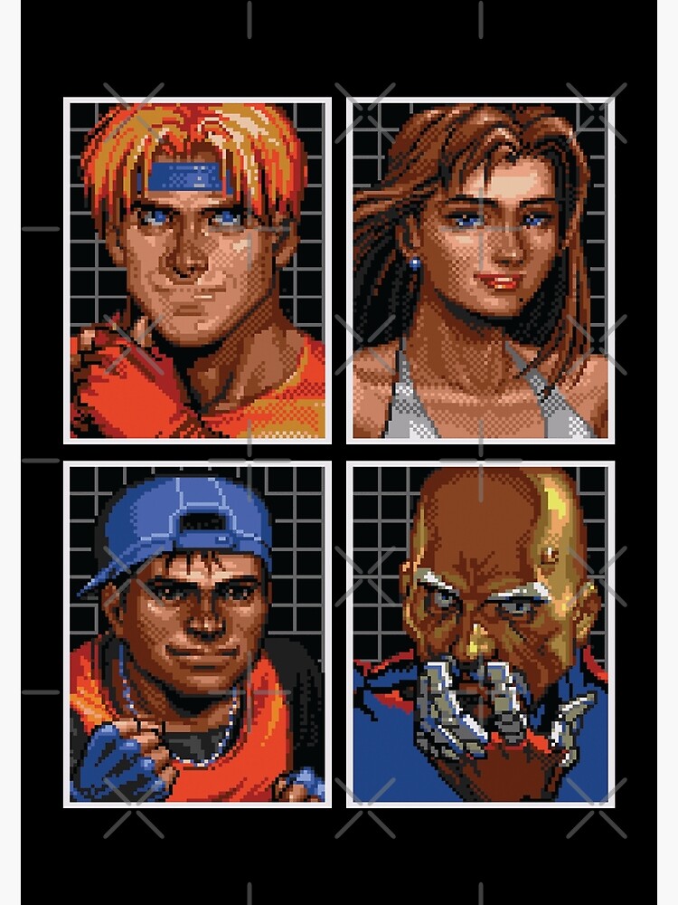 "Streets of Rage 3 – Character Bio Pictures" Poster by PonchTheOwl ...