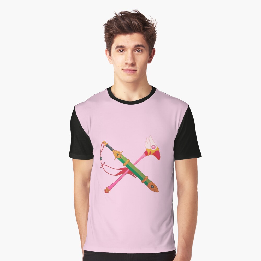 "Cardcaptor Sakura Staff Li Syaoran Sword Combo" Sticker for Sale by ...