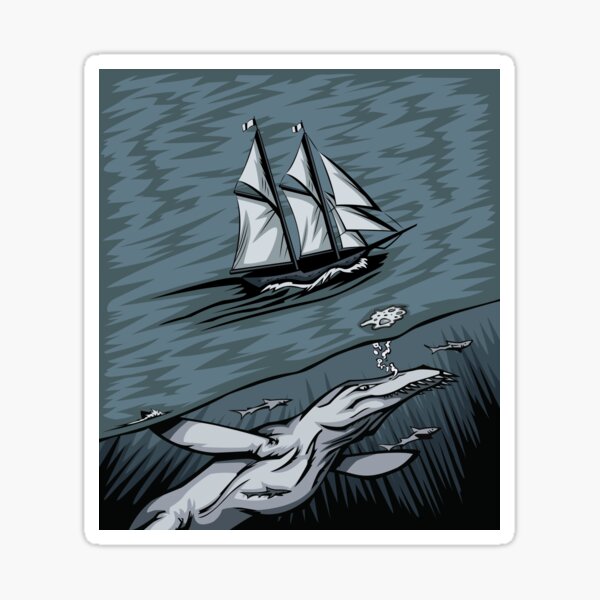 "Pelagic Beast" Sticker by NorwoodsRising | Redbubble