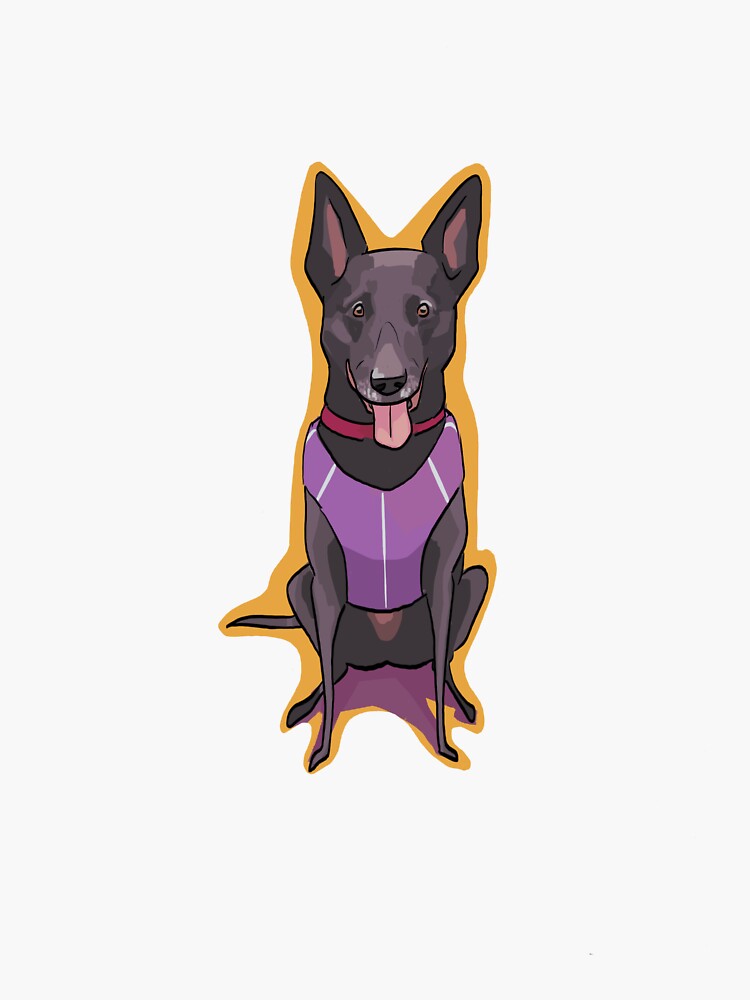 "Penny sticker commission " Sticker for Sale by Pawsnpaint | Redbubble