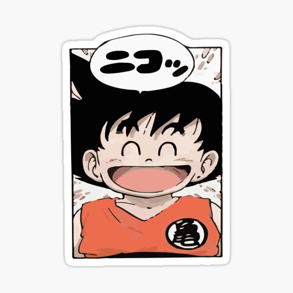 "Kid goku" Sticker for Sale by Lucky-lad | Redbubble