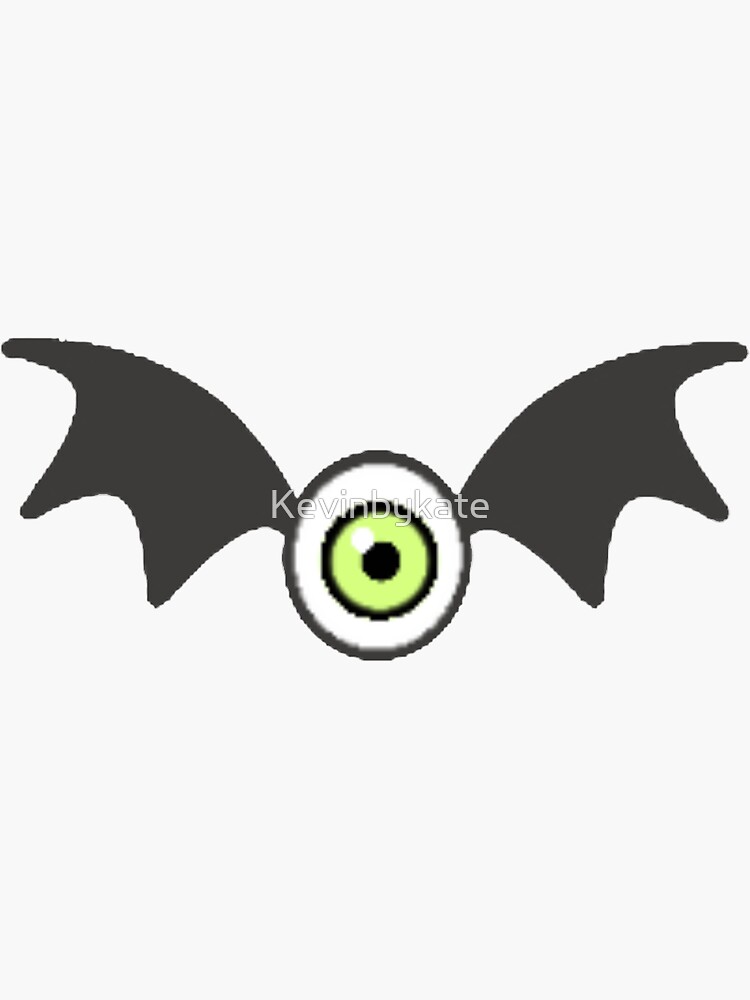 "Eyeball Bat" Sticker by Kevinbykate | Redbubble