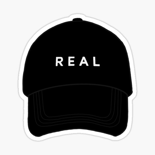 "NF Real Hat" Sticker for Sale by Spiro32 | Redbubble