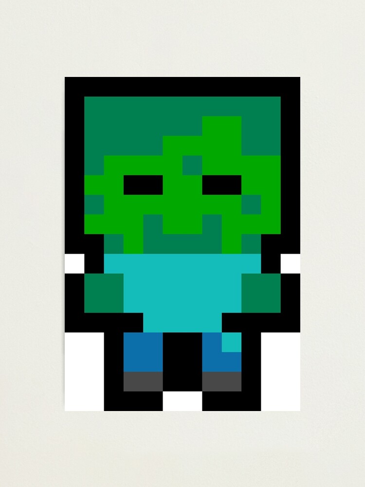 Zombie Pixel Art Minecraft Pixilart Minecraft Zombie Head By