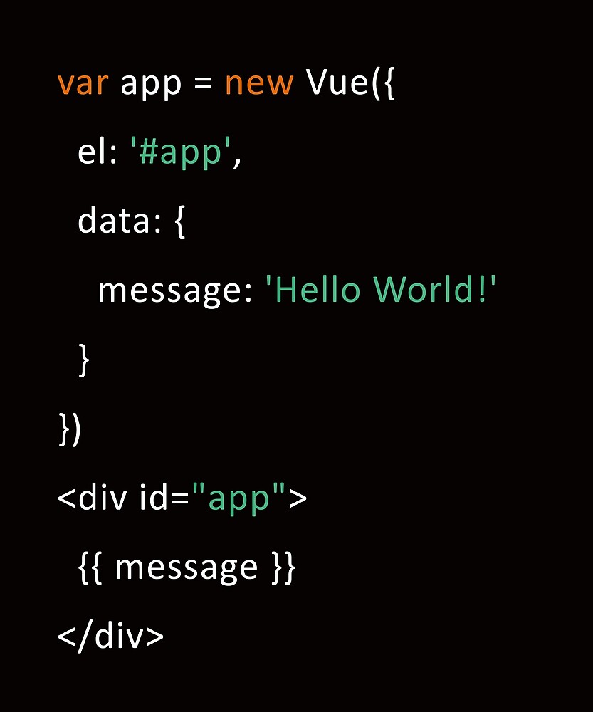 Vue Js Vuejs Javascript Framework By Vladocar Redbubble