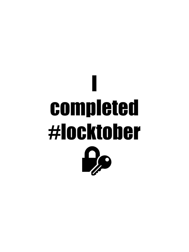 Locktober Merch & Gifts for Sale | Redbubble