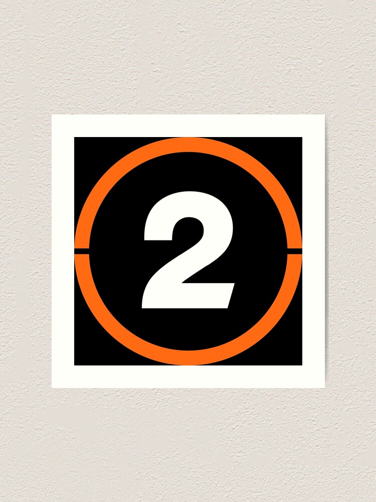"tom clancy's the division 2 ring logo (orange and white)" Art Print ...