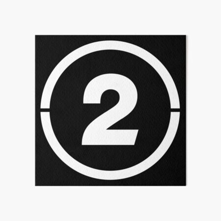 "tom clancy's the division 2 ring logo (all white)" Art Board Print for ...