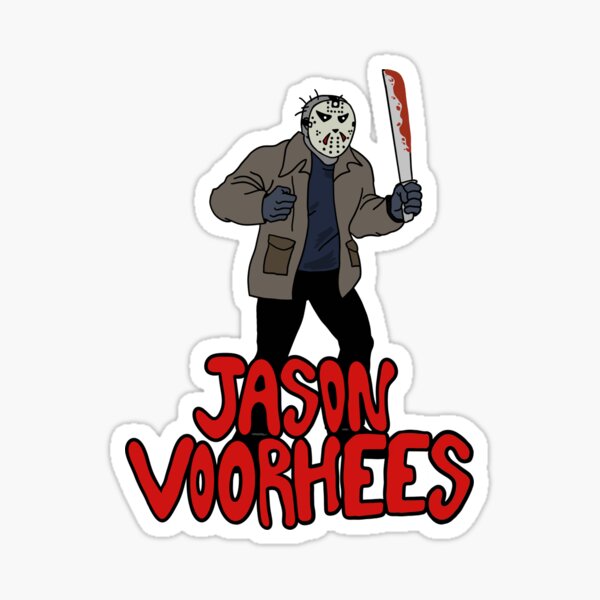 "Saturday Morning Jason" Sticker for Sale by ahsfanjh | Redbubble
