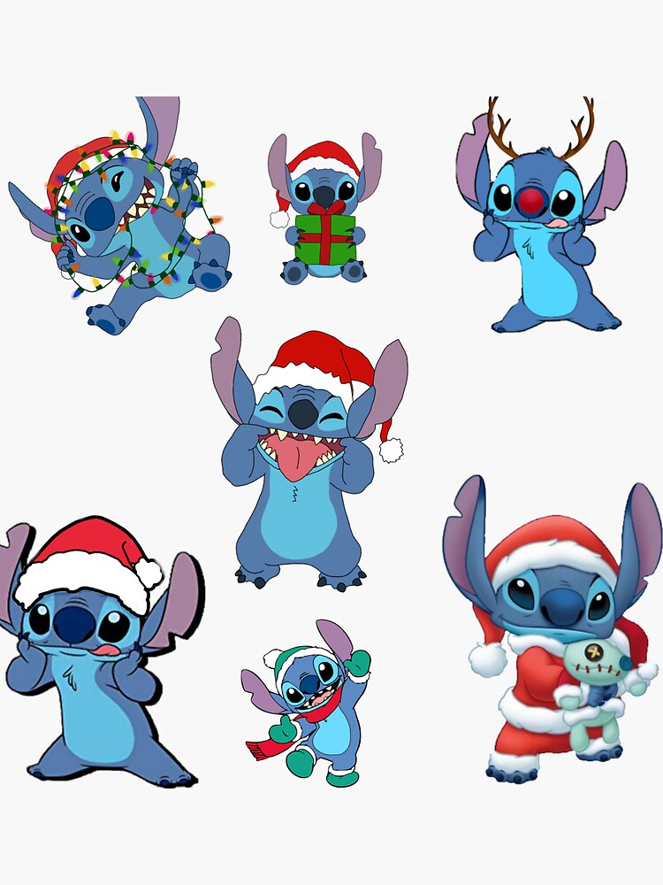 "Christmas stitch pack" Sticker for Sale by stickersbycayc | Redbubble