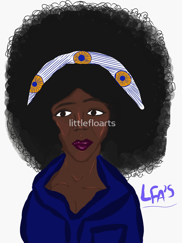"MAMA AFRICA" Sticker for Sale by littlefloarts | Redbubble