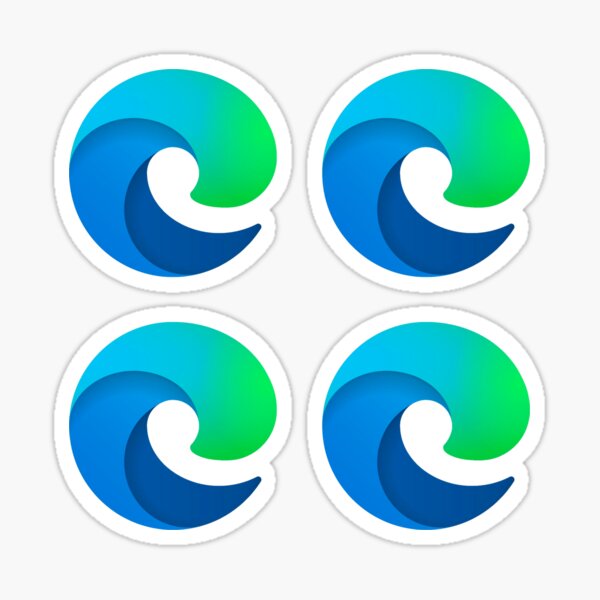 Microsoft Edge Stickers | Redbubble