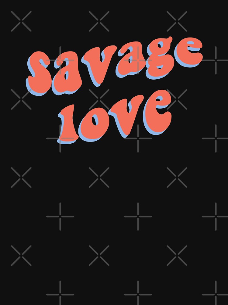 "BTS Savage Love Font" T-shirt by serendipitousMT | Redbubble