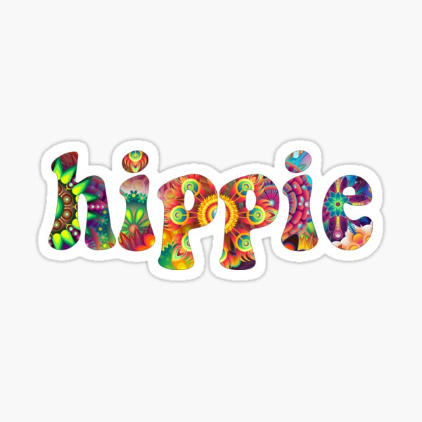 Peace Sign Retro Hippie Cool Stickers | Redbubble