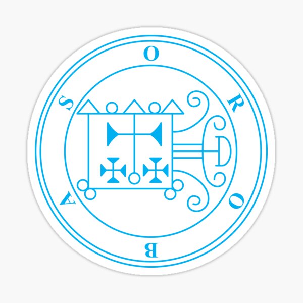 "Hail Crest (Orobas Sigil)" Sticker for Sale by inotyler | Redbubble
