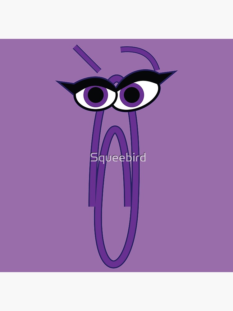 "Skeptical Clip (Female)" Poster by Squeebird | Redbubble