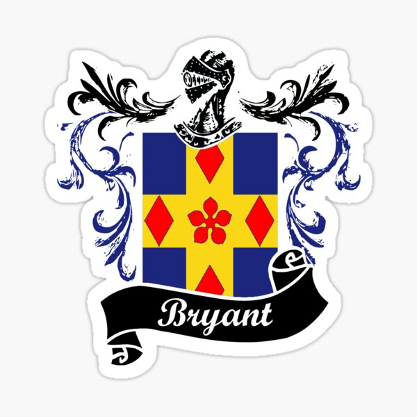 "Bryant Coat of Arms" Sticker for Sale by ljrigby | Redbubble