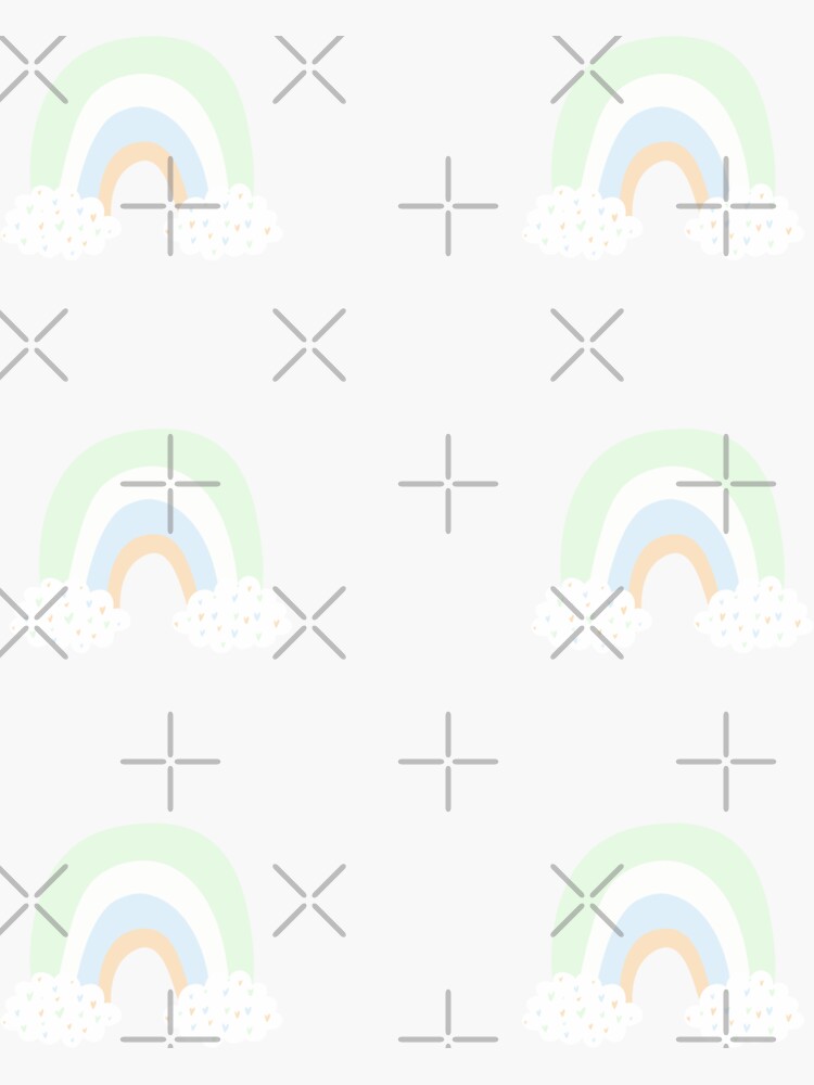 "unlabeled rainbow sticker pack " Sticker by itsrubii | Redbubble
