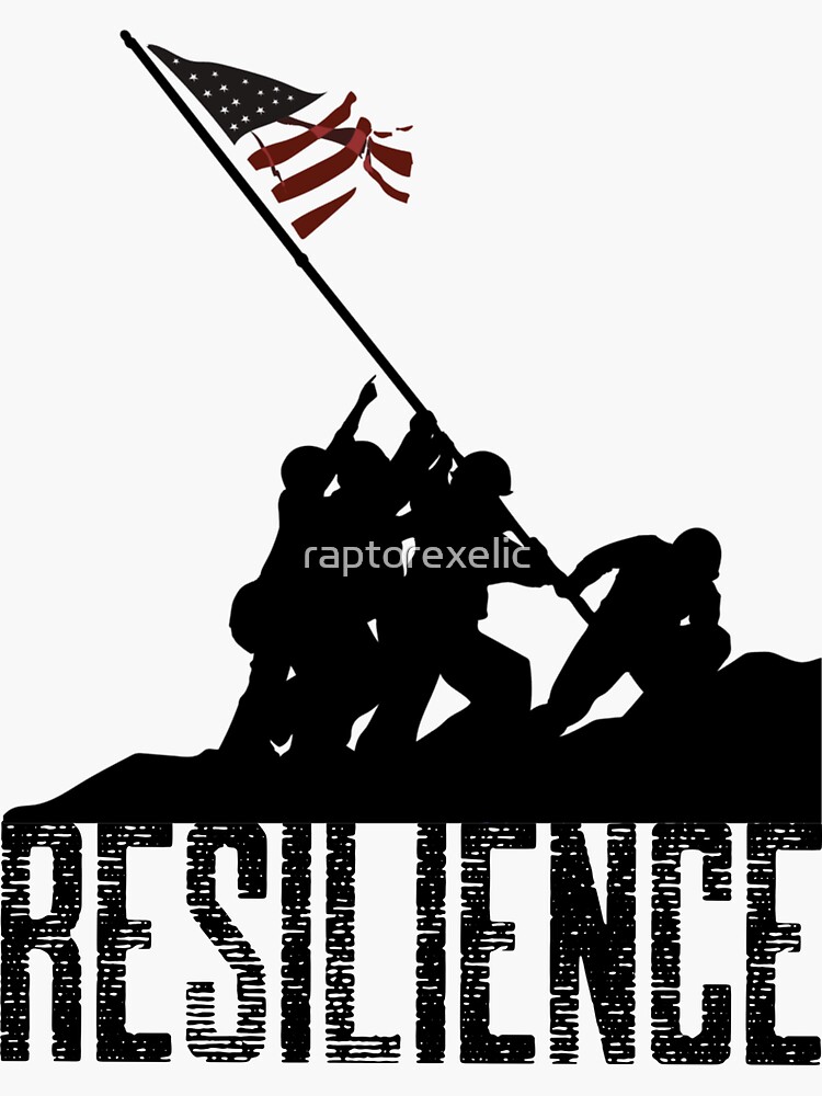 "Military - Resilience" Sticker for Sale by raptorexelic | Redbubble