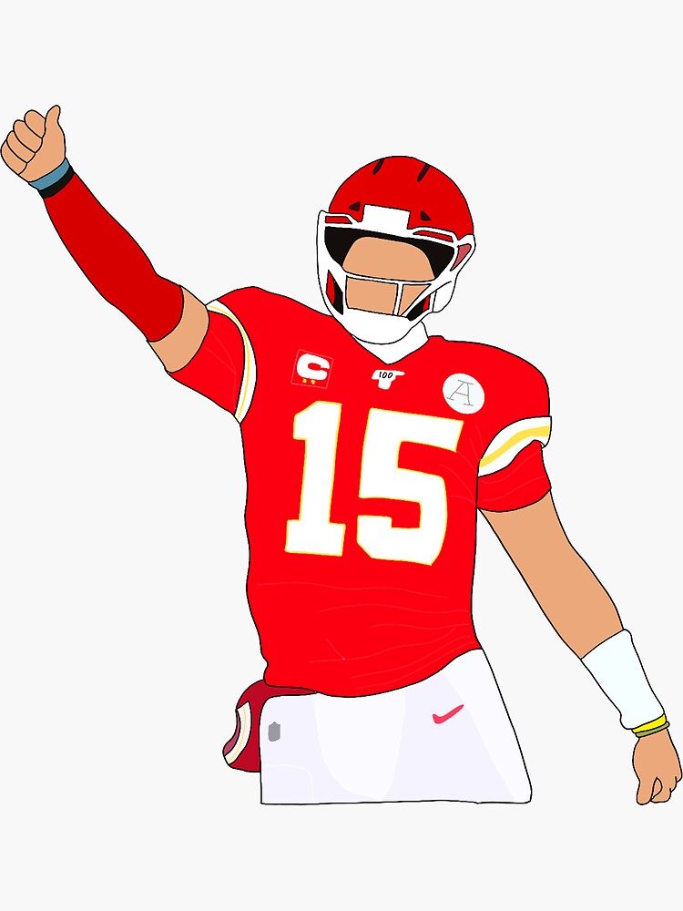 "Inspired Patrick Mahomes " Sticker for Sale by Gabbychavez1 | Redbubble
