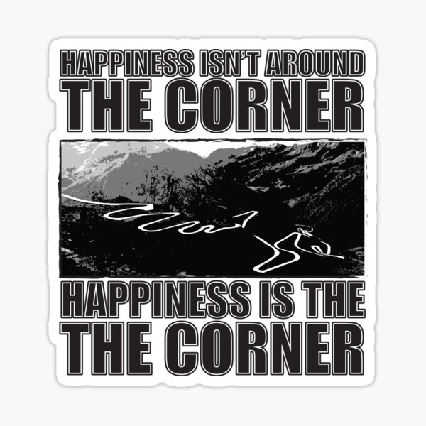 "Happy Corner" Sticker by ethosveritas | Redbubble