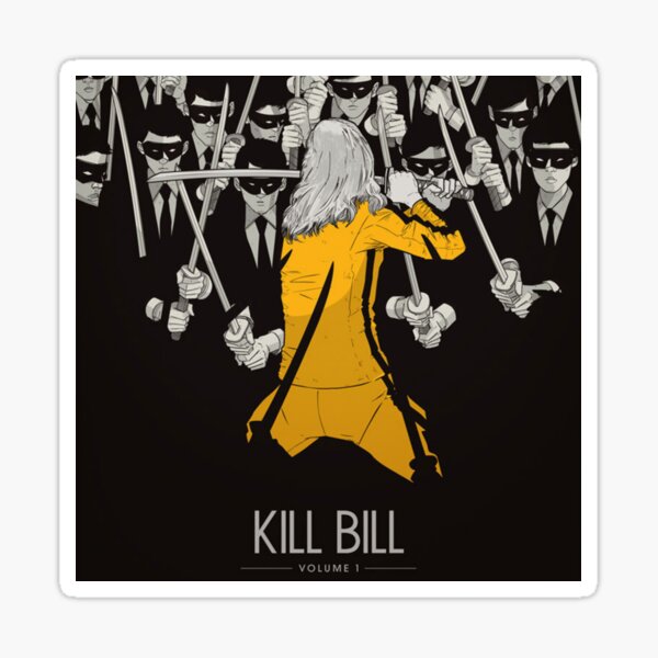 "Kill bill" Sticker for Sale by Rexxa-Omiyage | Redbubble