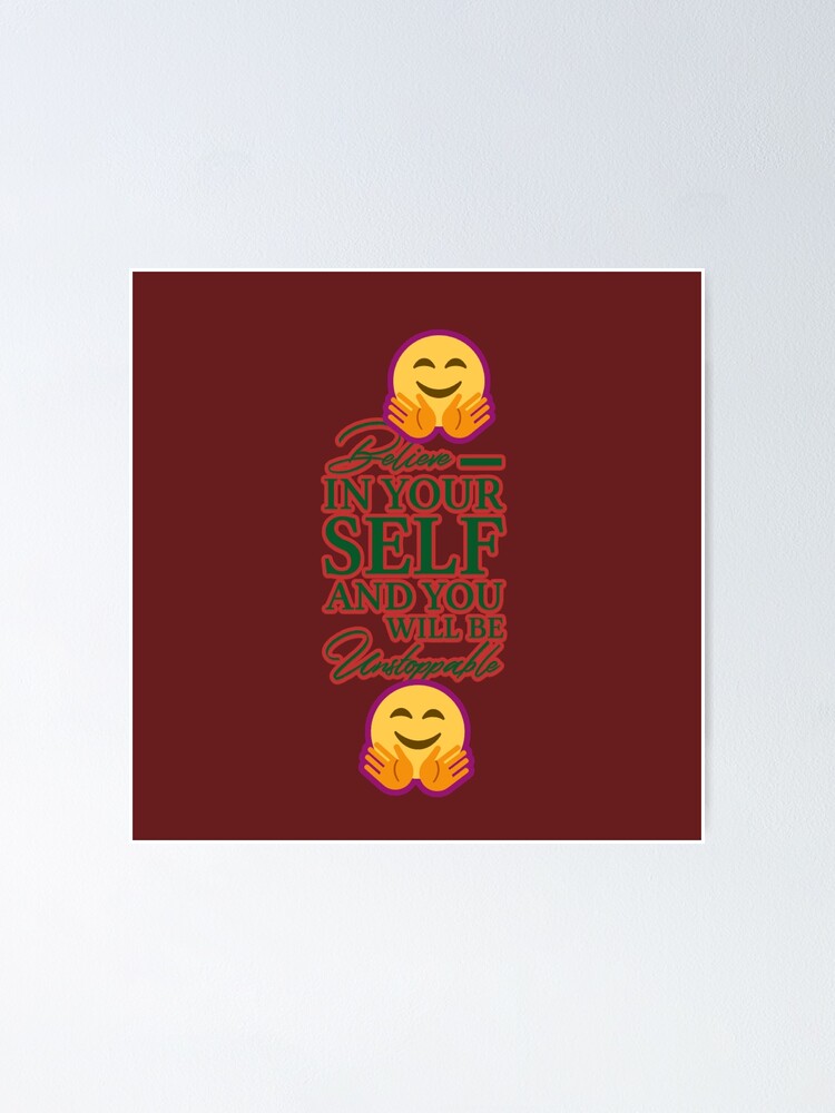 "Emotional slogan" Poster by Arifji | Redbubble