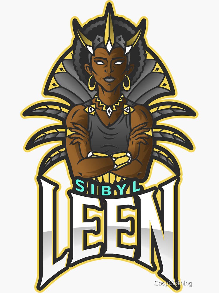 "ZIRTEN RESISTANCE: SIBYL LEEN " Sticker for Sale by CoopClothing ...