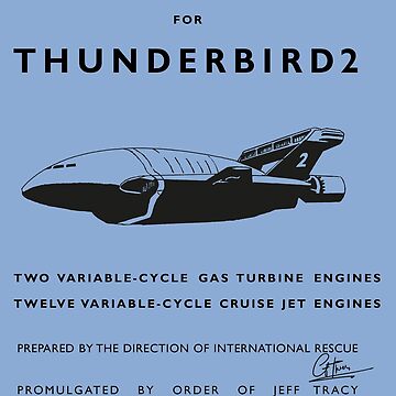 "Pilot's Notes for Thunderbird 2" Journal for Sale by Project Cancelled ...