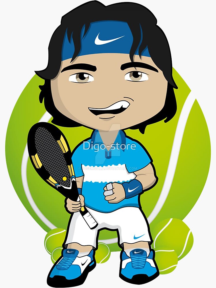 "Rafa Nadal mask" Sticker for Sale by Digo-store | Redbubble