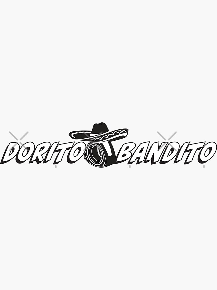 "Dorito Bandito" Sticker for Sale by jerroddesign | Redbubble