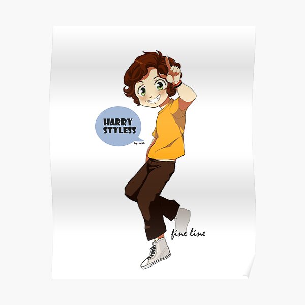 "Harry carton artwork" Poster by Dinoss | Redbubble