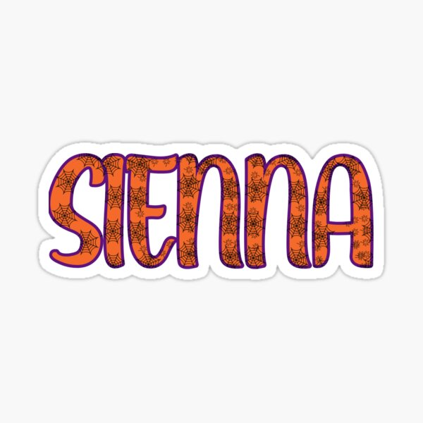 "Sienna (halloween theme)" Sticker for Sale by chelseavine | Redbubble