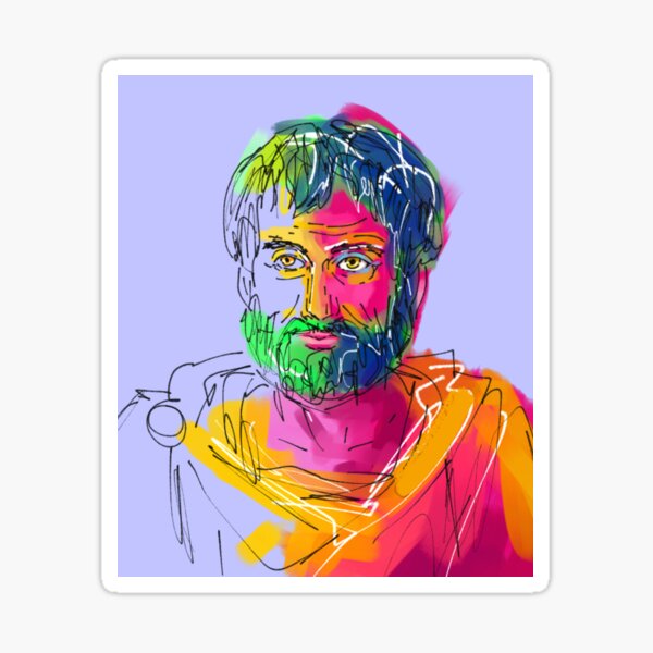 "Aristotle" Sticker for Sale by KennyLucky | Redbubble