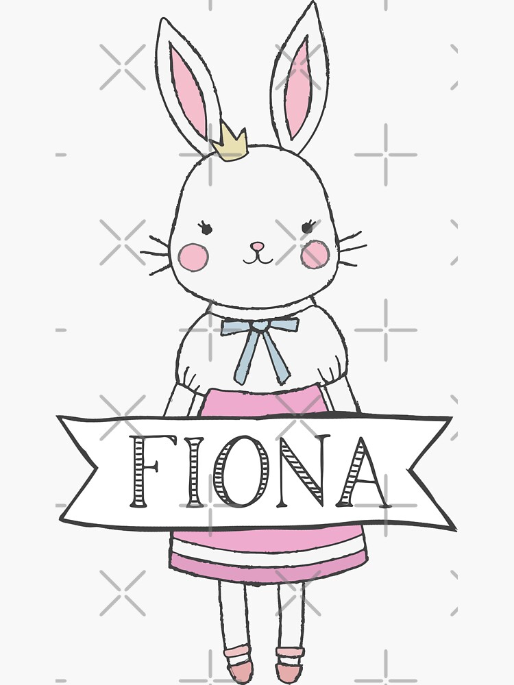 "Fiona" Sticker by A-Personalised | Redbubble