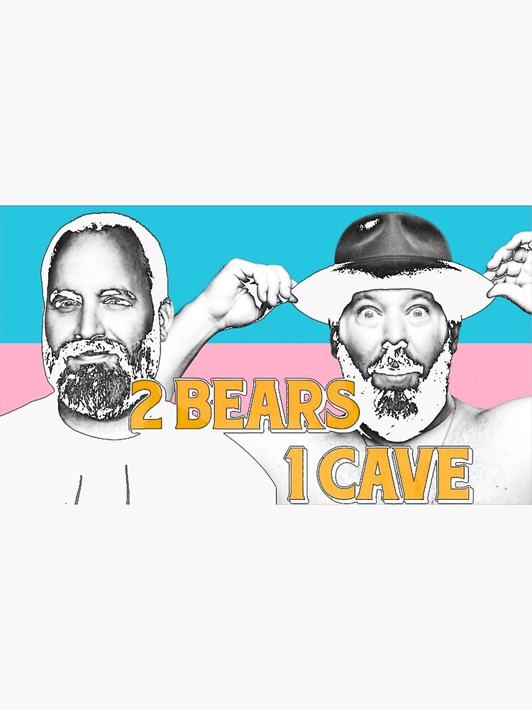"2 BEARS 1 CAVE" Sticker by boynebrezze | Redbubble