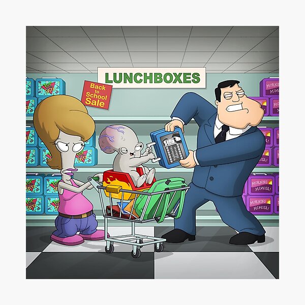 "American Dad Mama Roger and Baby Rogu" Photographic Print by ...