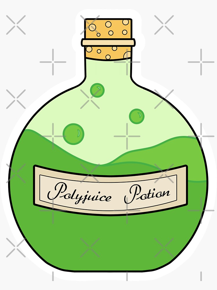 "Polyjuice Potion" Sticker for Sale by CatherineAlysha | Redbubble