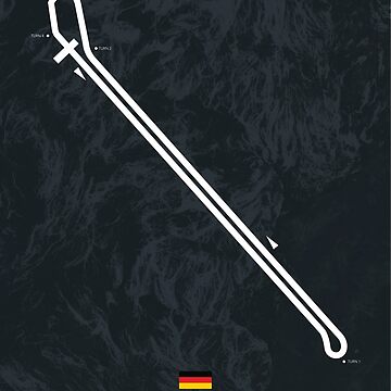 "Avus - Racetrack Map" Poster by Mapstars | Redbubble